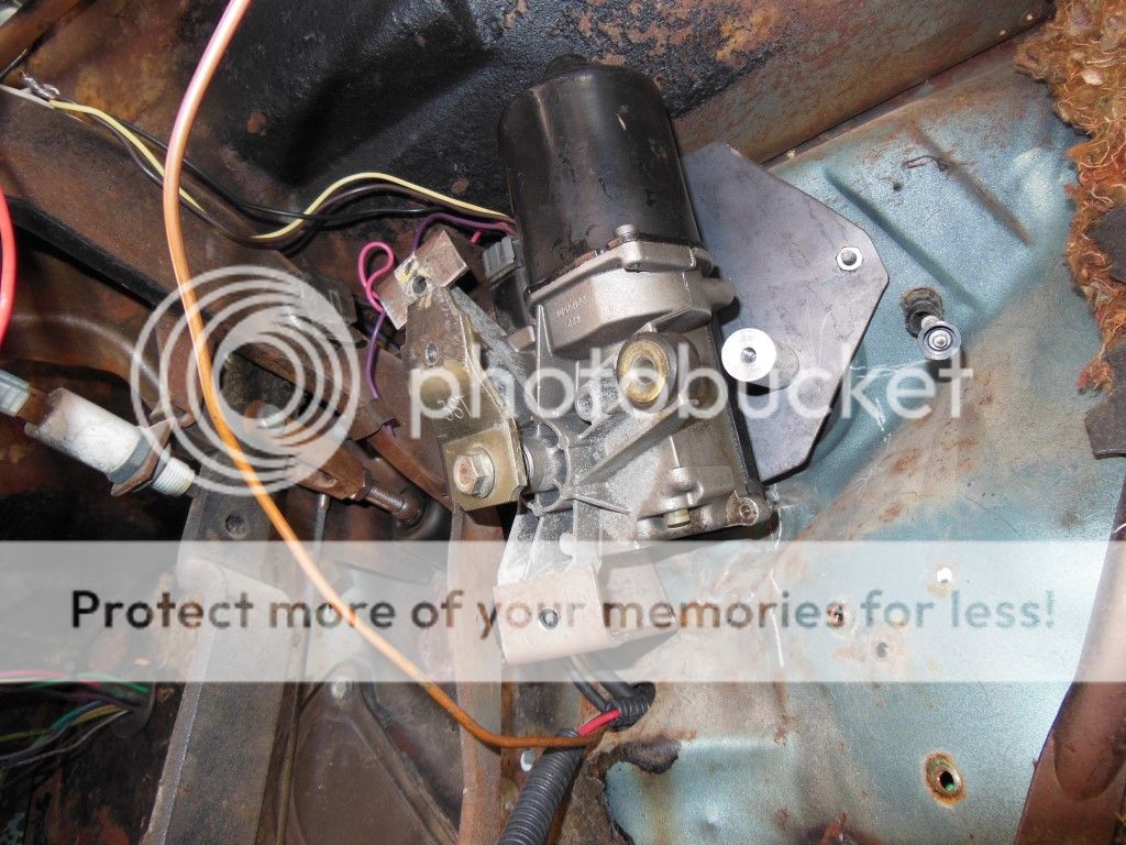 Hidden windshield wiper motor install 1st gen $32 | Chevy Nova Forum