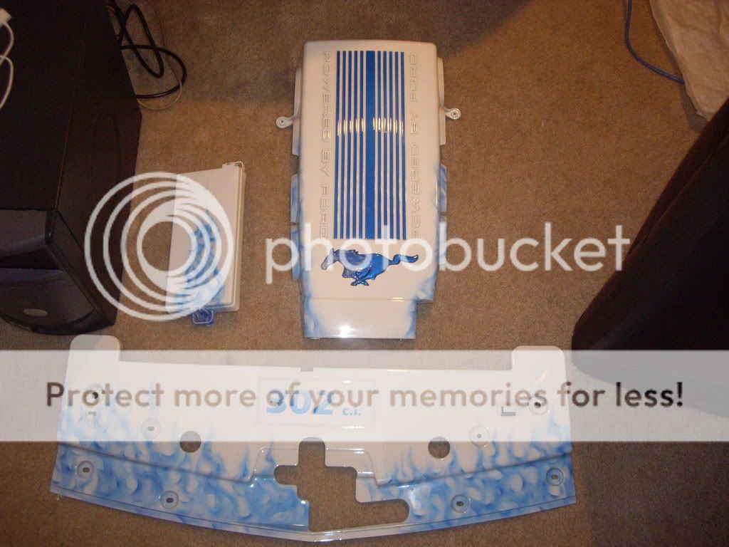 Custom airbrush on engine bay | S197 Mustang Forum - S197Forum.com